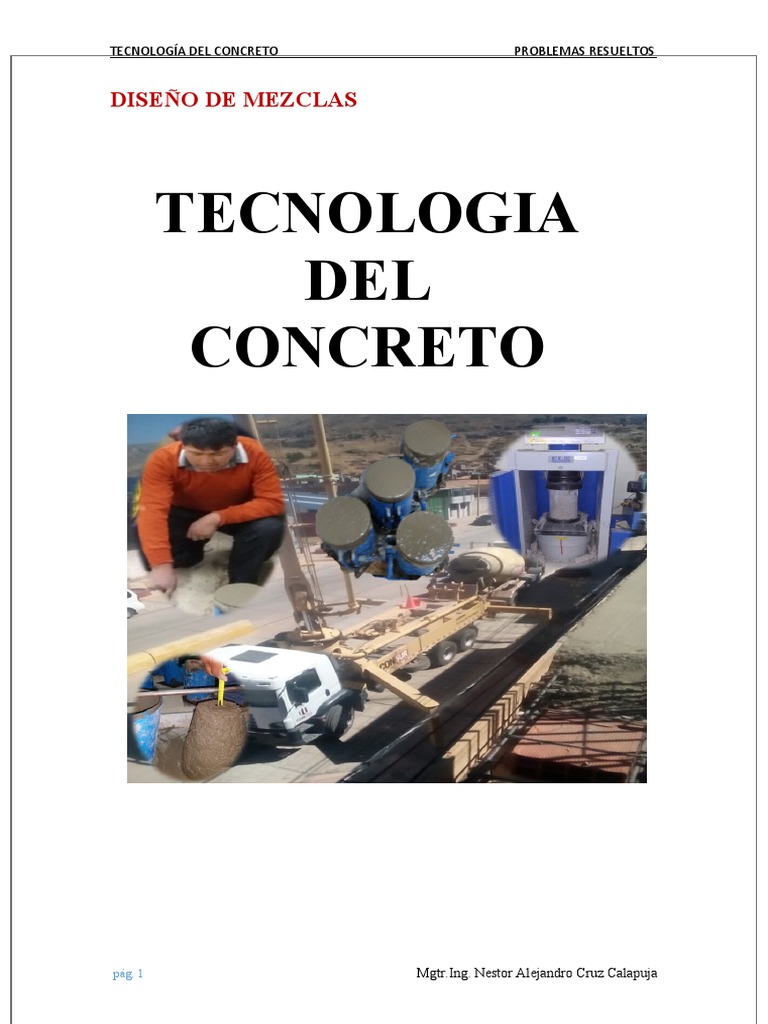 Libro de Tecnologia Del Concreto 2020 | PDF | Hormigón | Cemento