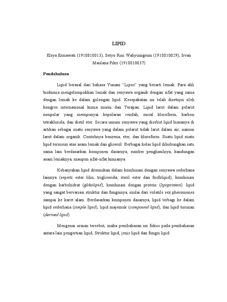 Lipid 2 | PDF