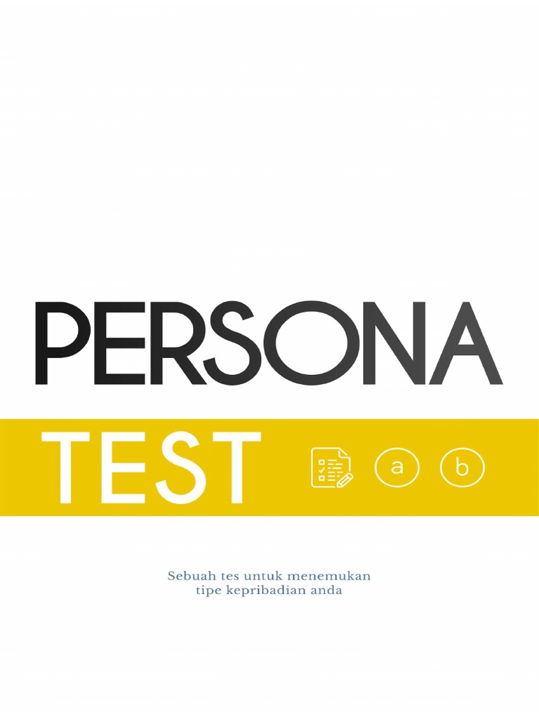 Persona Test | PDF