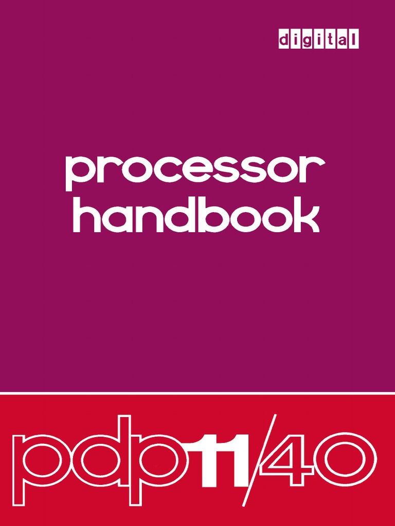 pdp11 40 | PDF | Central Processing Unit | Computer Data Storage