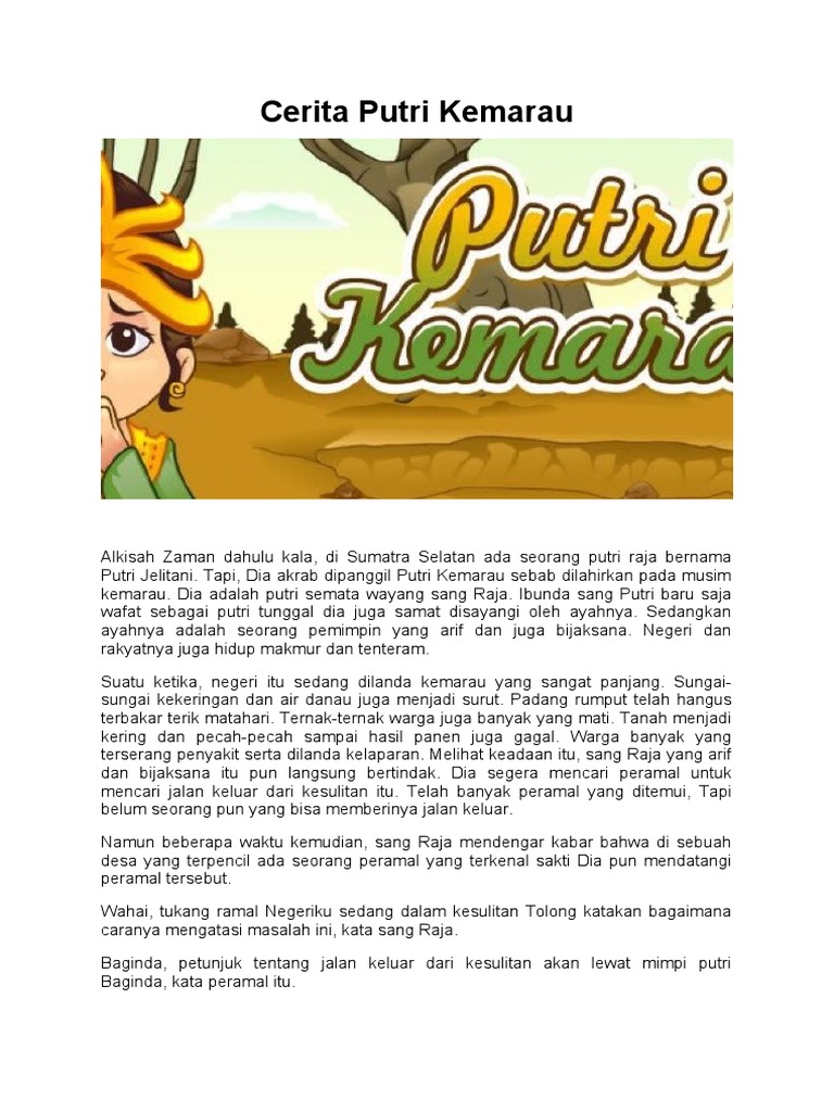 Rey Milson - Cerita Putri Kemarau | PDF