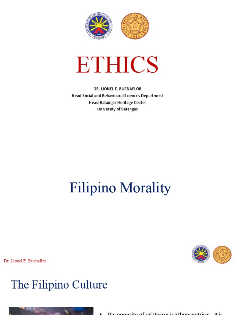 Filipino Morality and Ethical Challenges | PDF | Philippines | Morality