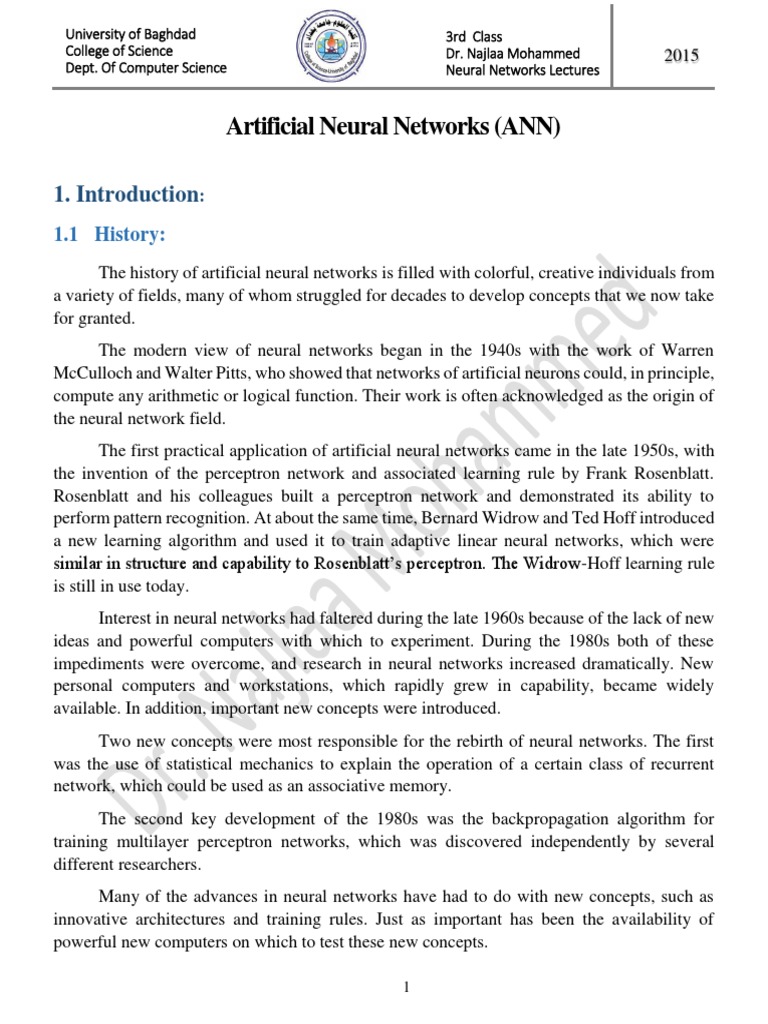 Neural Networks | PDF | Artificial Neural Network | Pattern Recognition