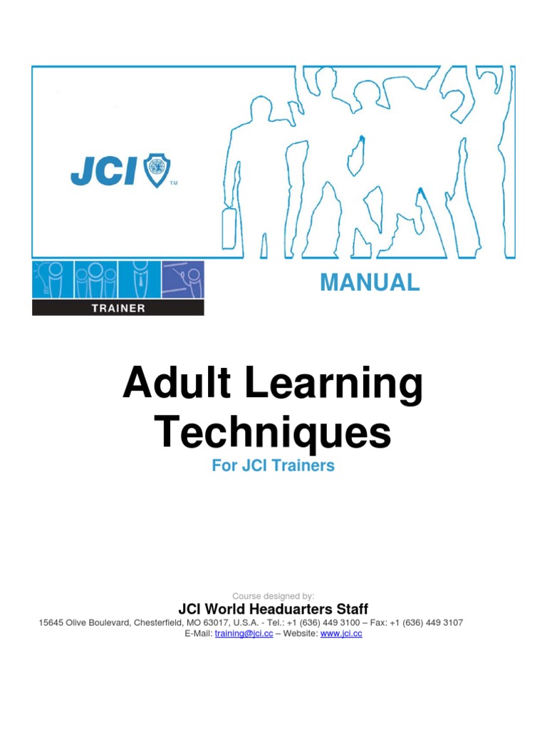 Adult Learning Techniques: Manual | PDF | Brainstorming | Reinforcement