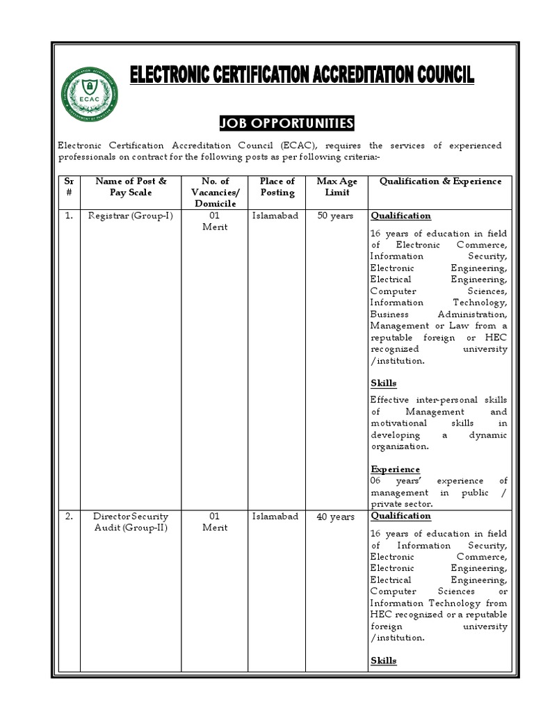 ECAC Adv | PDF | Information Technology | Engineering