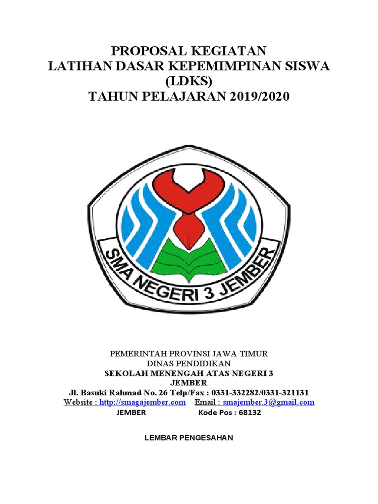 Proposal Kegiatan Ldk Pdf