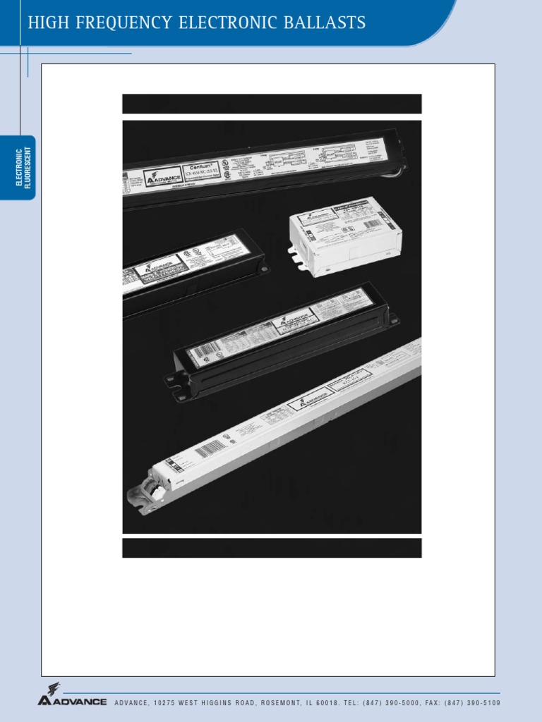 High Frequency Electronic Ballasts | PDF | Fluorescent Lamp ...
