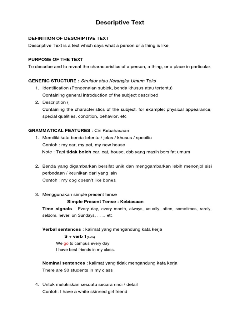 Descriptive Text | PDF | Linguistics | Linguistic Morphology