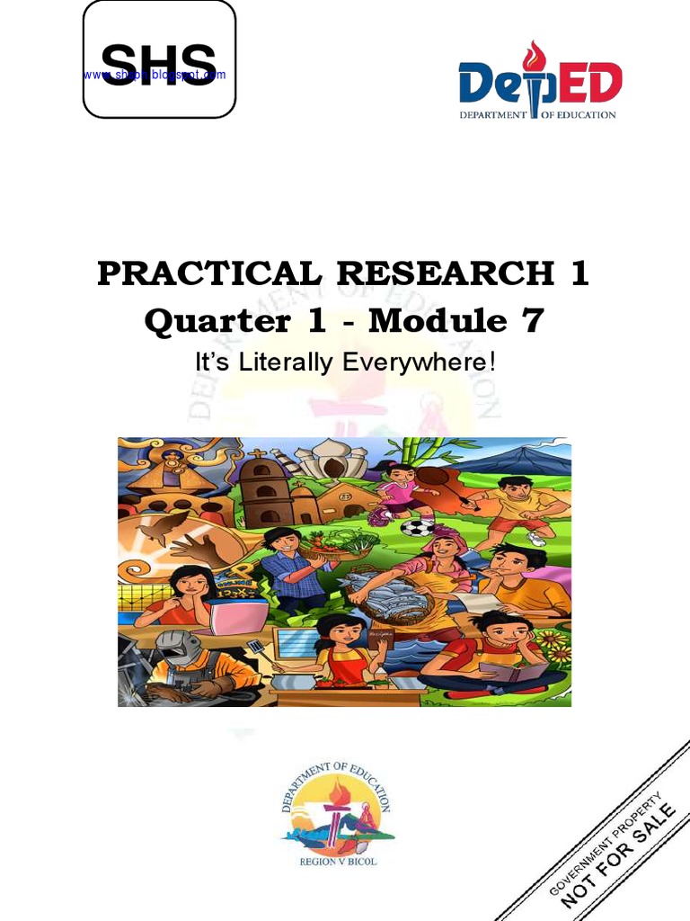 Practical Research 1 Quarter 1 - Module 7: It's Literally Everywhere ...