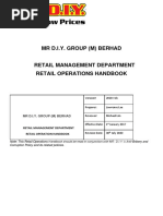 Store Manager Checklists | PDF | Merchandising | Inventory