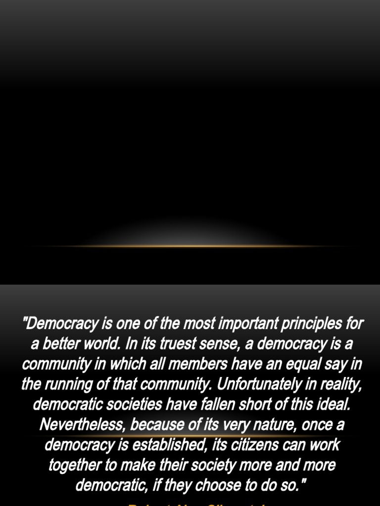 Democratic Intervention | PDF | Democracy | Political Ideologies