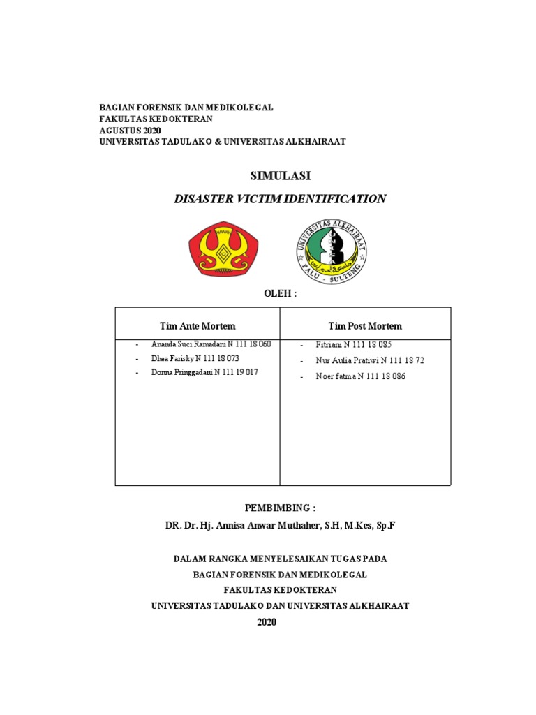 Dvi Antemortem Dan Post Mortem | PDF