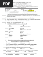 Class 6 Computer Worksheet 1 | PDF | World Wide Web | Internet & Web