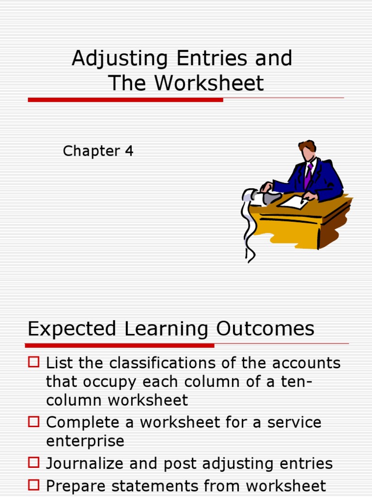 Adjusting Entries and The Worksheet | PDF | Debits And Credits ...