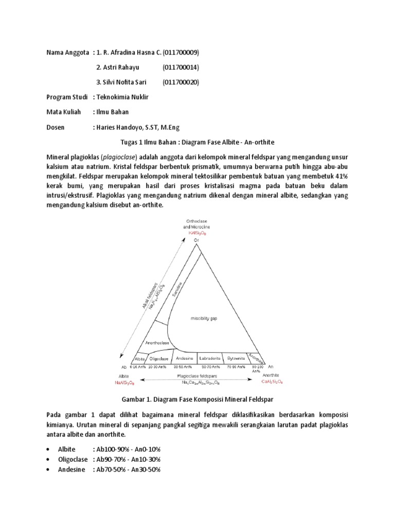 Diagram Fase Albite-Anorthite | PDF | Ilmu Sosial | Sains & Matematika