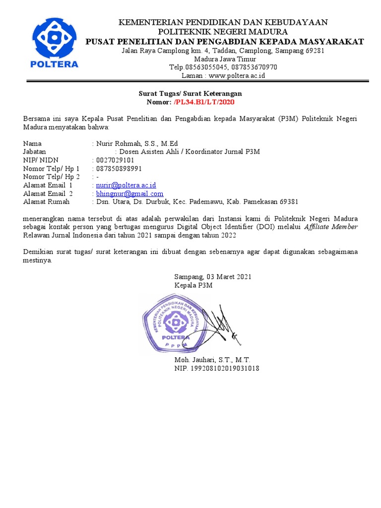 SK Penunjukan Doi Rji | PDF