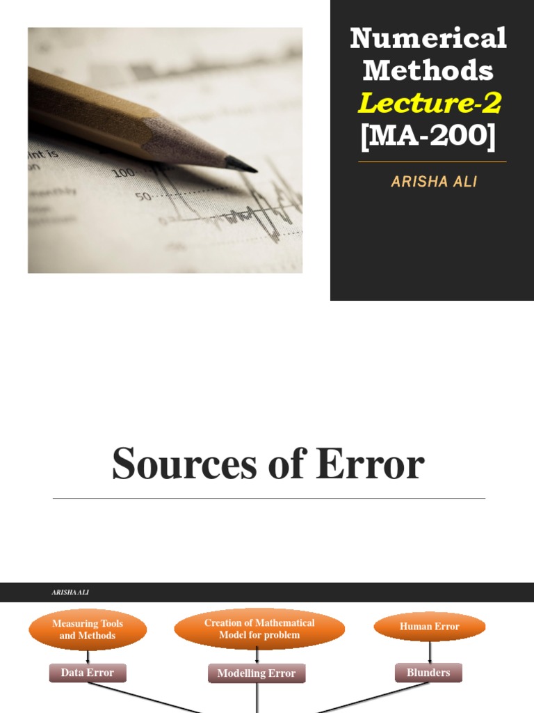 Numerical Methods Lecture # 2 | PDF | Rounding | Numerical Analysis