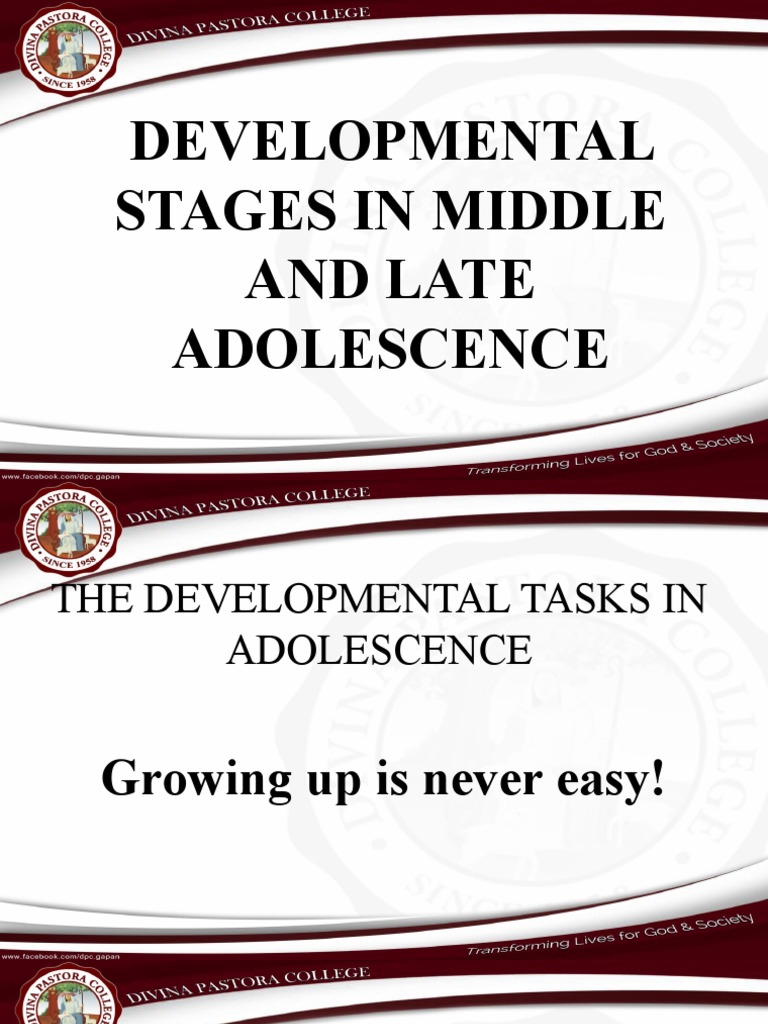 Module 3 Developmetal Stages in Middle and Late Adolescence | PDF ...