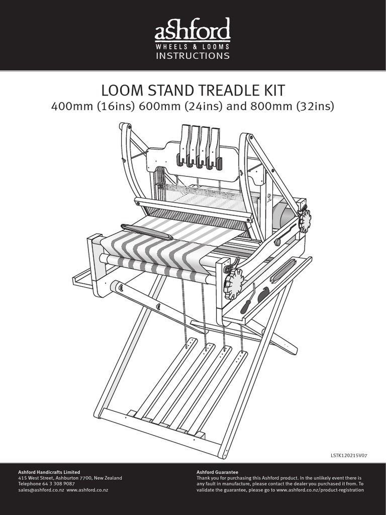 Ashford Table Loom Stand | PDF