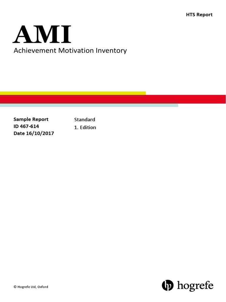 Motivational Inventory | PDF | Motivation | Motivational