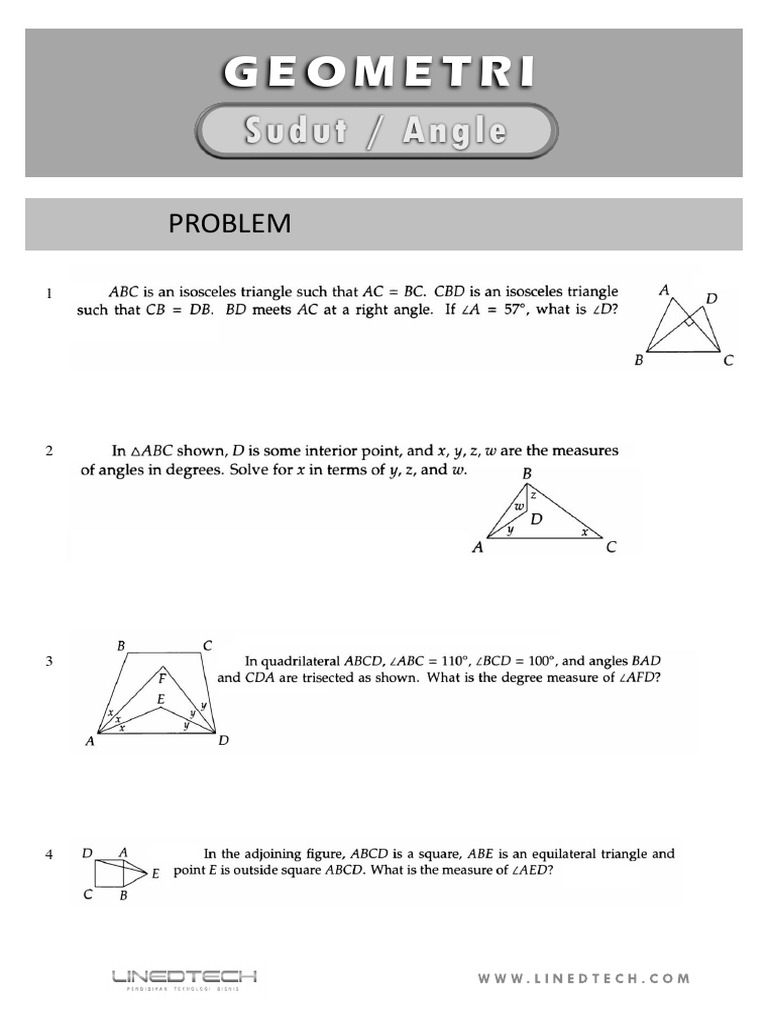 GEOMETRI Angle Chasing | PDF
