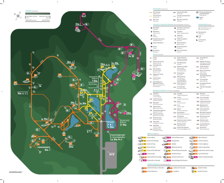 Mapa Visitante Inhotim | PDF | Flora | Plantas
