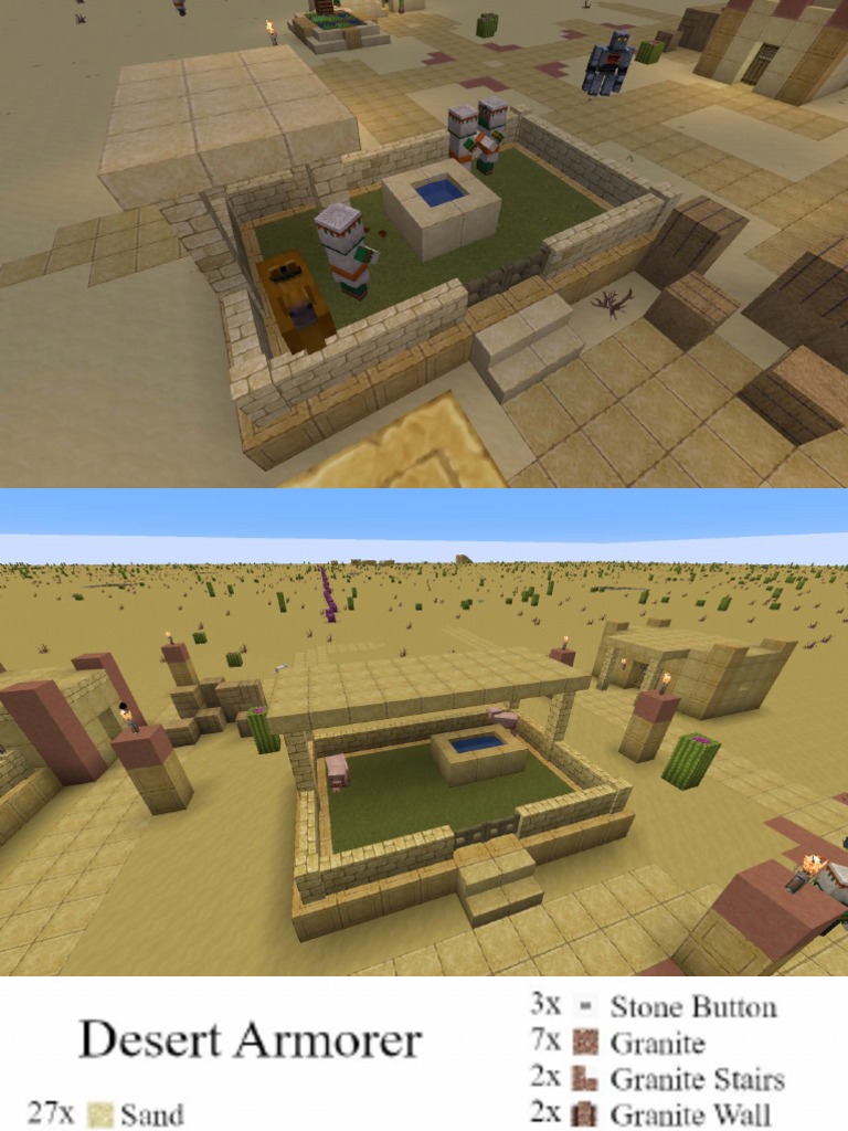 Minecraft Official Desert Structures | PDF
