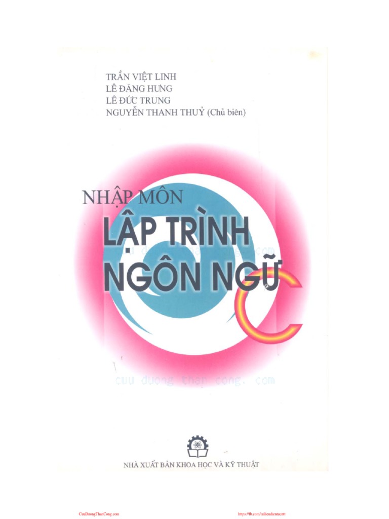 Nhap Mon Lap Trinh Ngon Ngu C Nguyen Thanh Thuy | PDF