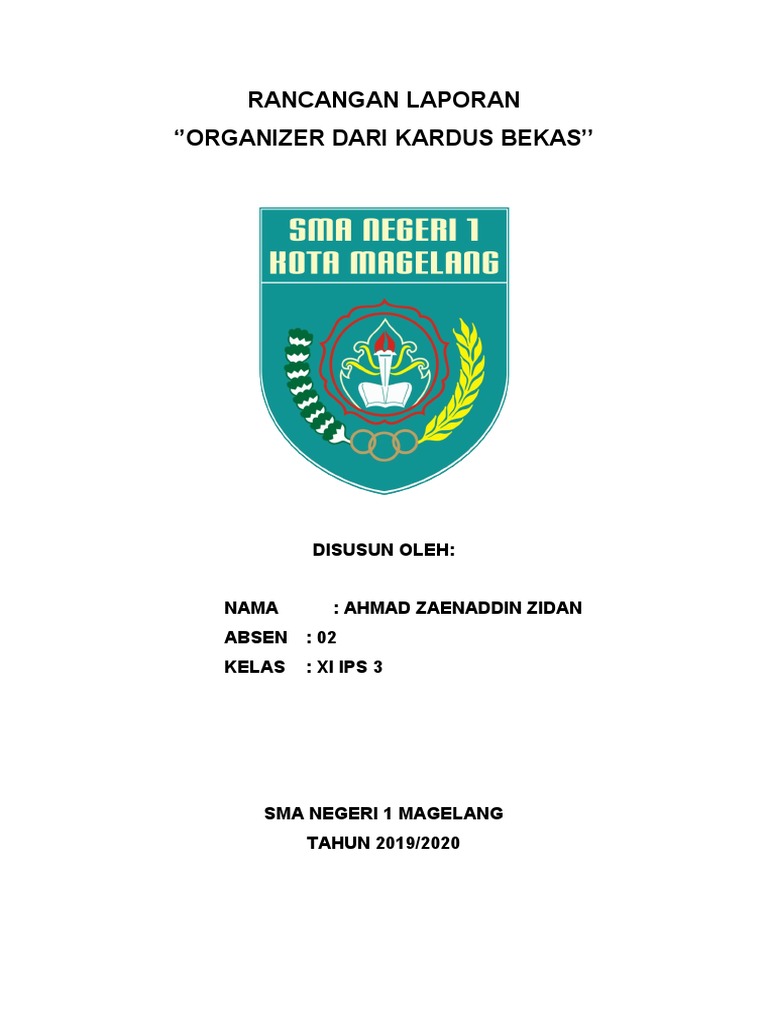 Organizer Kardus: Solusi Rapi Alat Tulis | PDF
