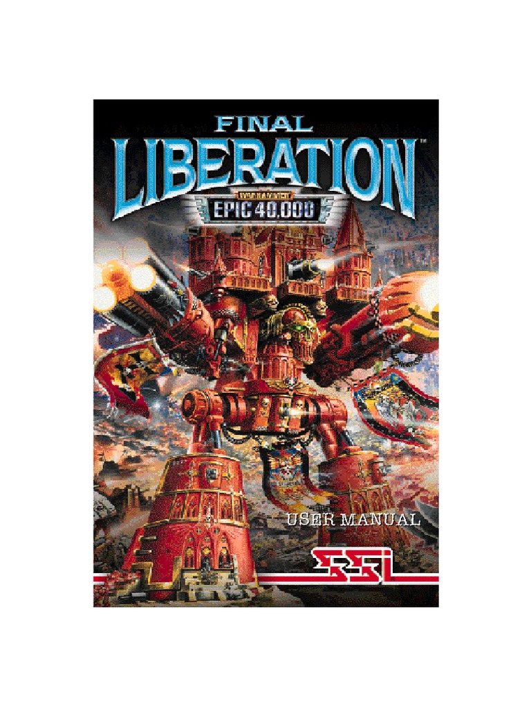 Epic 40k Final Liberation Manual | PDF | Unrest | Nature