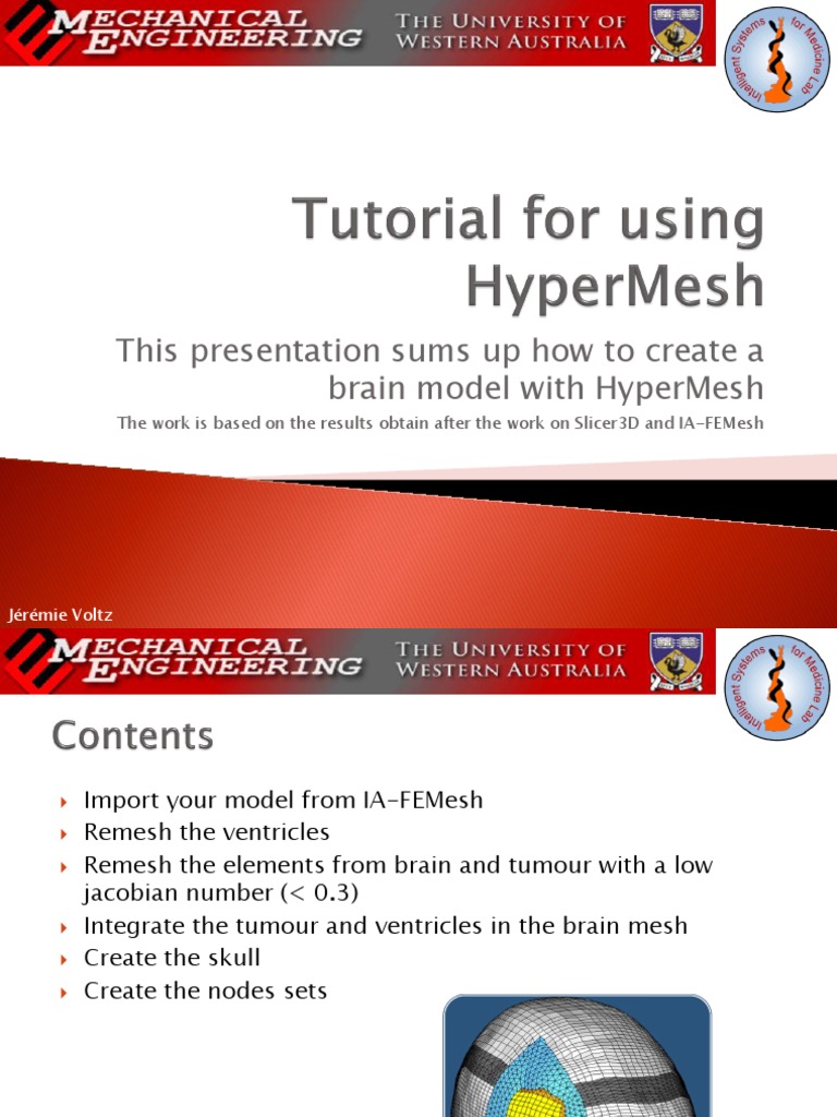 Tutorial For Using HyperMesh | Download Free PDF | Teaching Mathematics | Nature