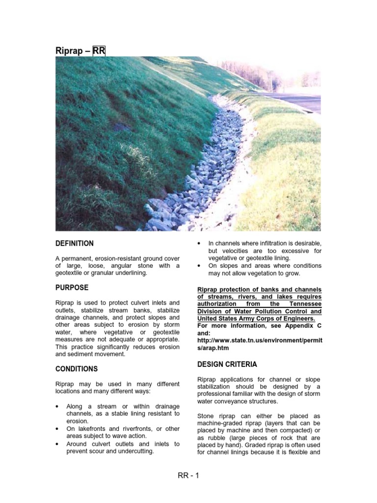Protecting Infrastructure and Land: A Guide to Riprap Uses, Design, and ...