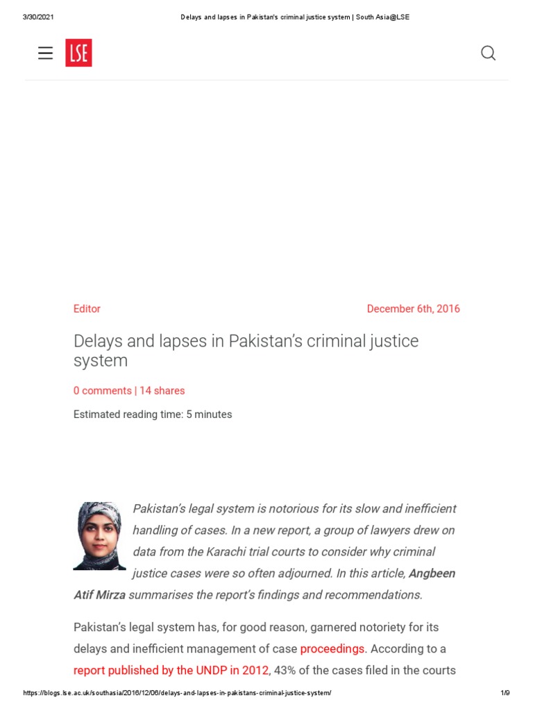 1) Problems of Criminal Courts | PDF | Criminal Justice | Crime & Violence