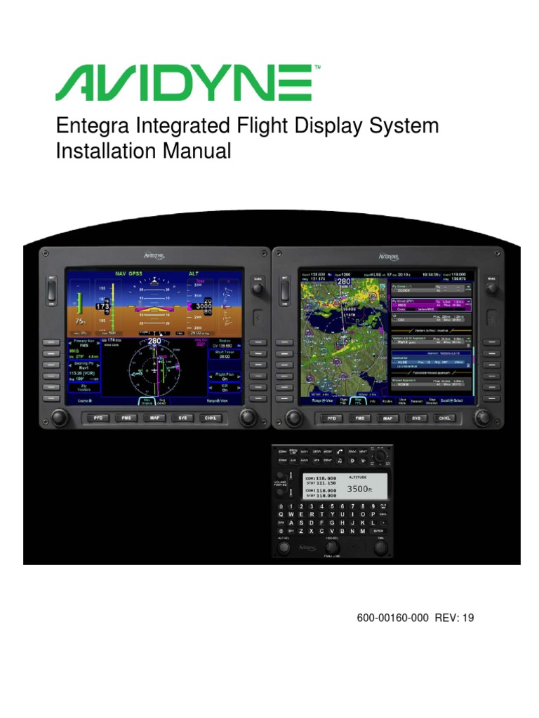 Entegra Integrated Flight Display System Installation Manual | PDF ...
