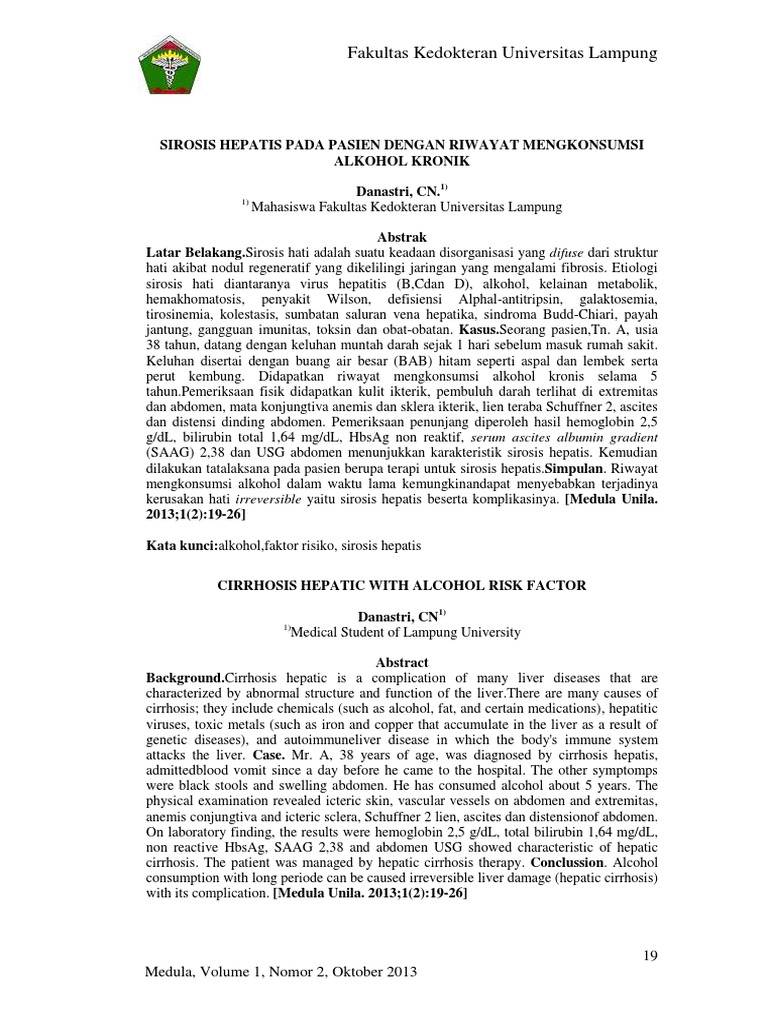 Materi Sirosis Hepatis | PDF
