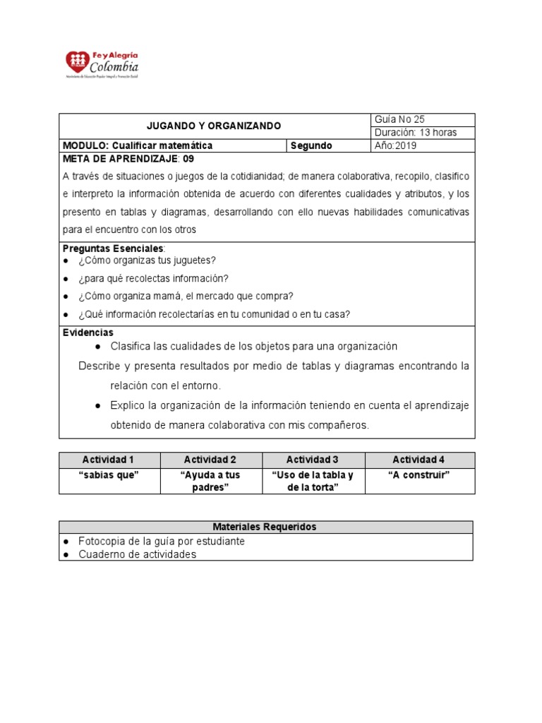 Actividades Matemáticas para Segundo Grado | PDF | Color | Información