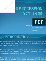 HINDU Succession Act-Class 1 and 2 Heirs | PDF