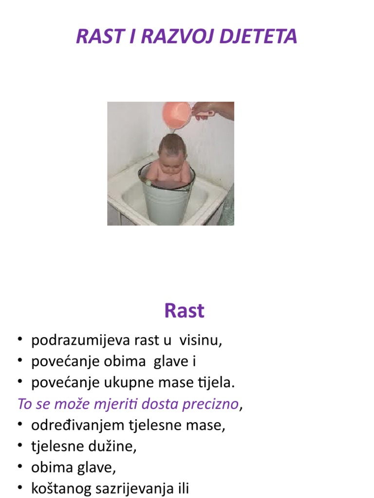 2 Rast I Razvoj Djeteta | PDF