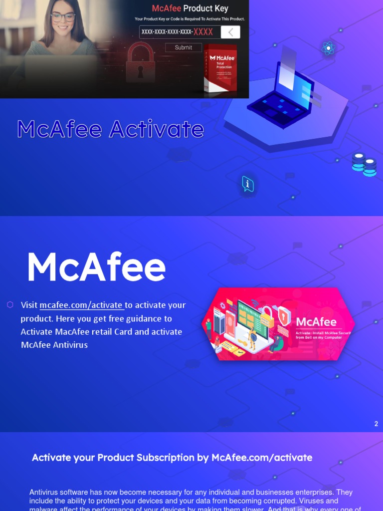 McAfee Activate - Enter 25-Digit Activation Code | PDF