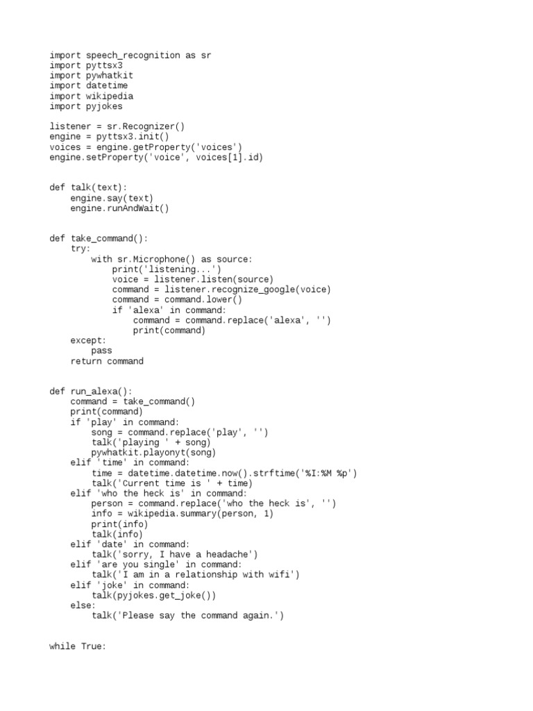 Voice Assistant Script Guide | PDF | Computers