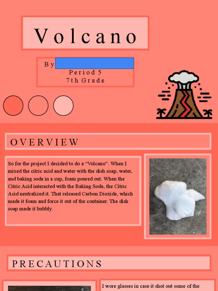 Chemical Reactions Project Student Work Sample | PDF
