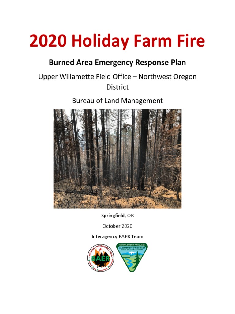 Holiday Farm Fire BAER | Download Free PDF | National Environmental ...