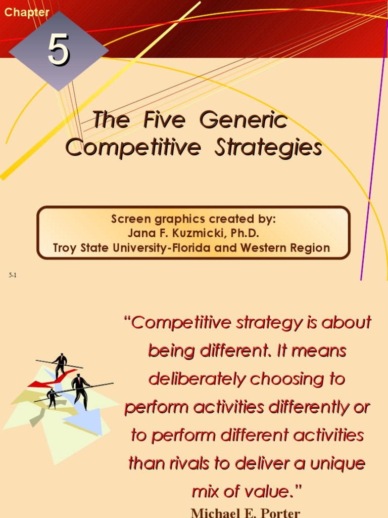 The Five Generic Competitive Strategies | PDF | Competitive Advantage ...