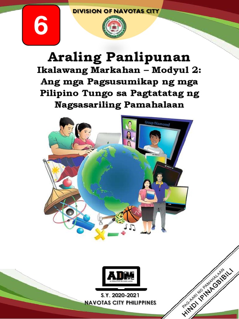 SDO - Navotas - AP6 - Q2 - M2 - Ang Mga Pagsusumikap NG Mga Pilipino ...