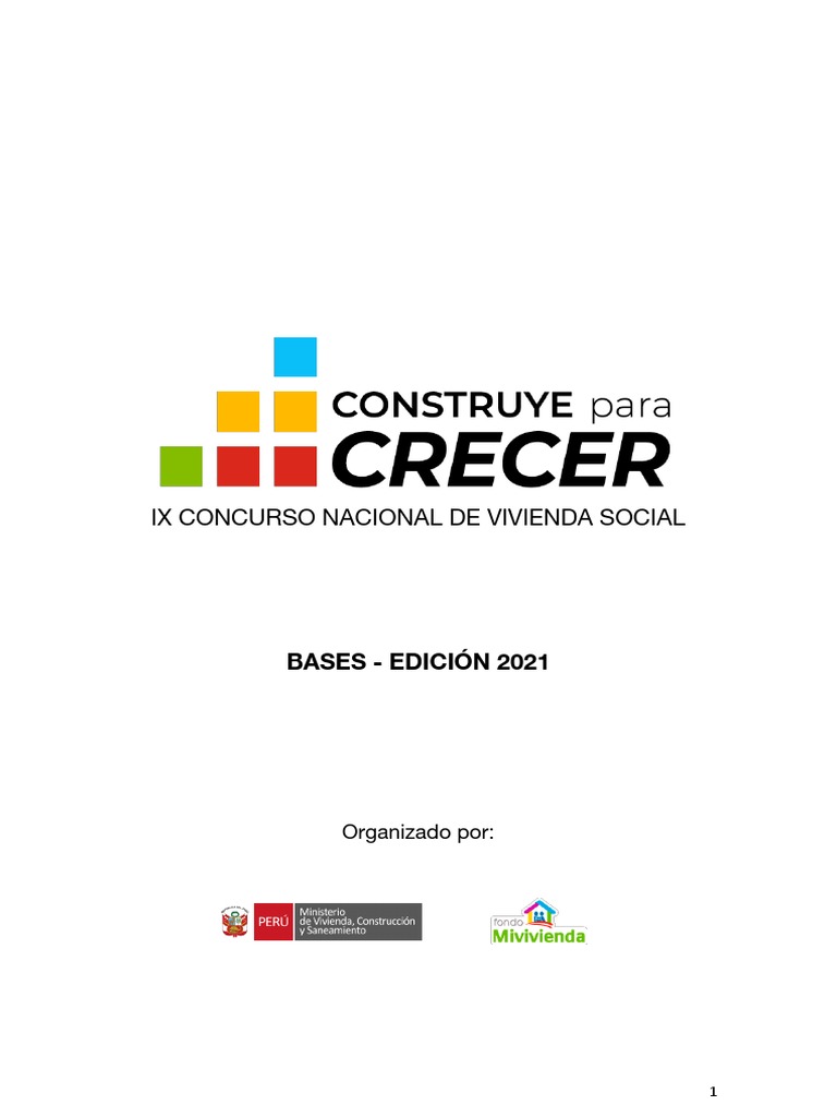 BASES 2021 Final 1 1 | PDF | Arquitecto | Privacidad de la información