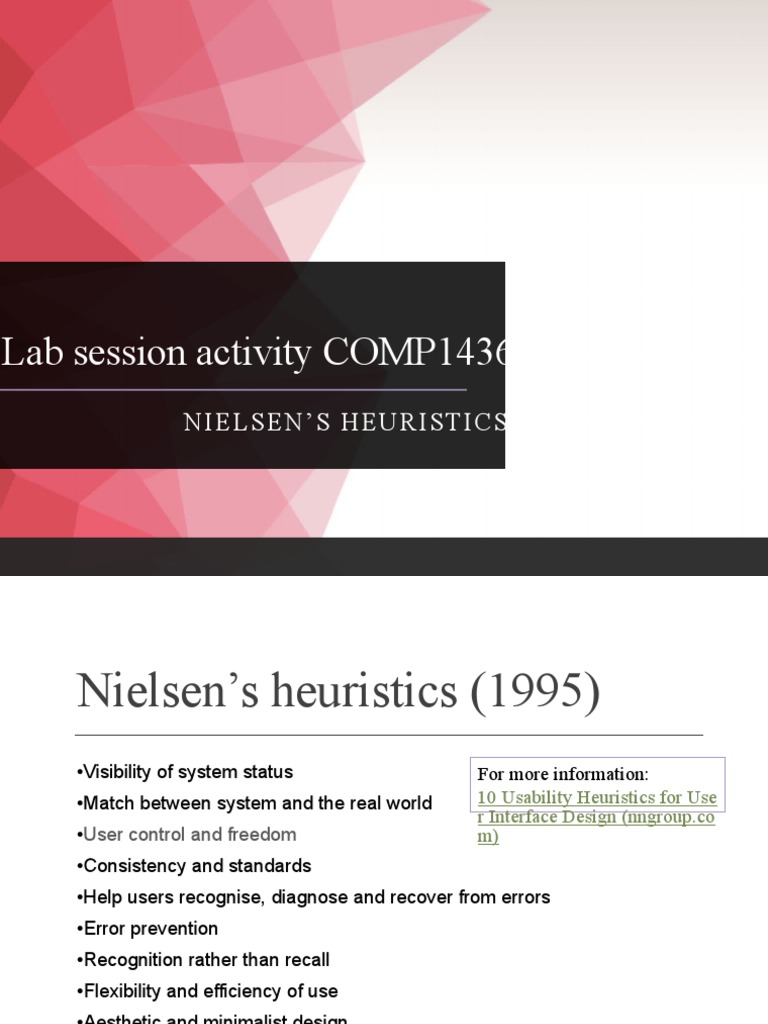 Lab Session 1 Activity - Nielsen Merged | PDF | Ios | Login