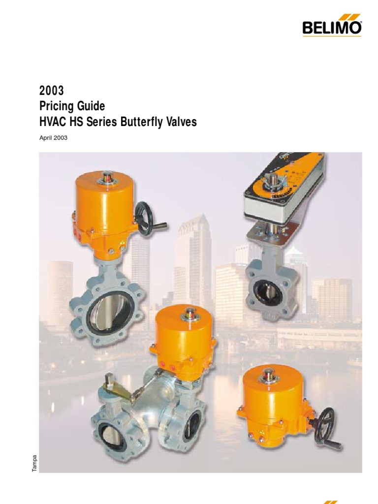 Belimo HS Series Butterfly Valves Selection Guide | PDF | Valve ...