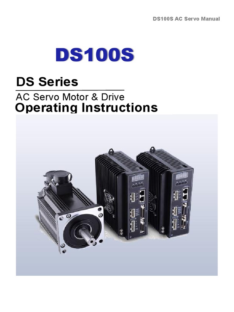 Comprehensive overview and technical specifications of the DS100S AC servo system | PDF ...