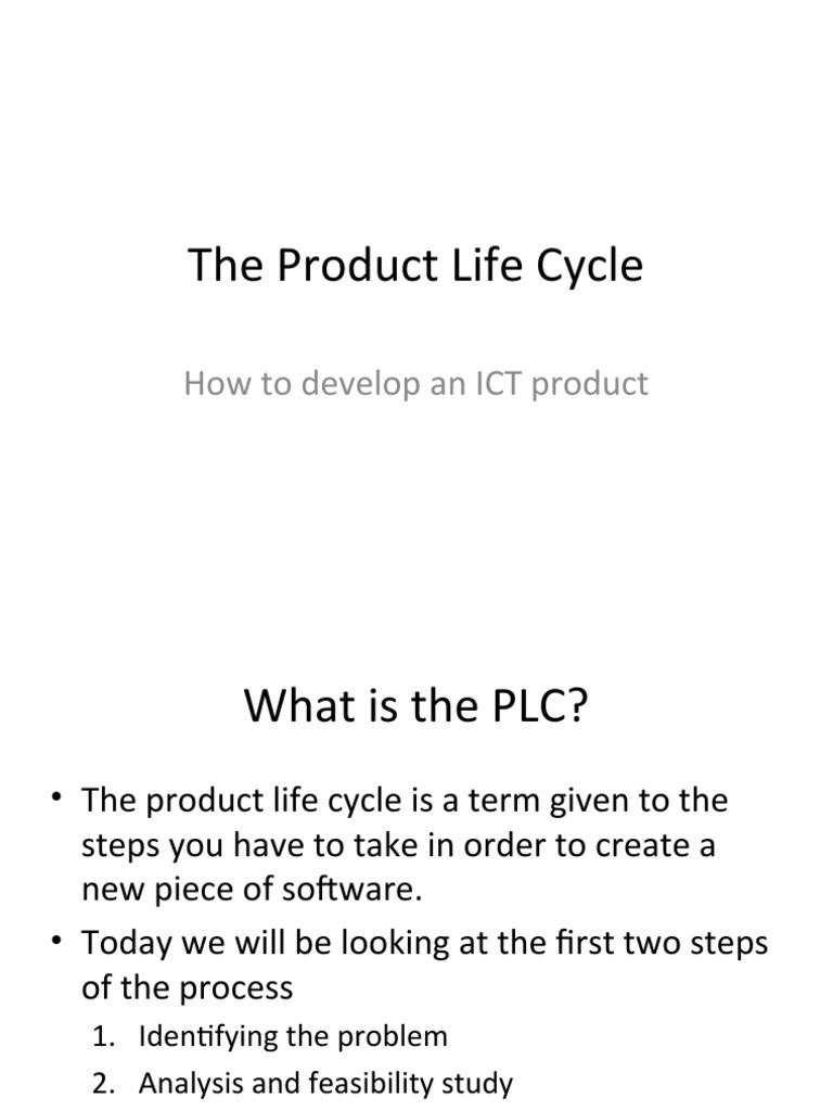 The Product Life Cycle Part 1 | PDF | Product Lifecycle | Intelligence ...