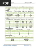 Normalization Exercise Solutions PDF | PDF | Data Management | Computer Data